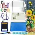 Stained Glass Starter Kit with Glass Grinder/Cutter Tool Kit/Soldering ...