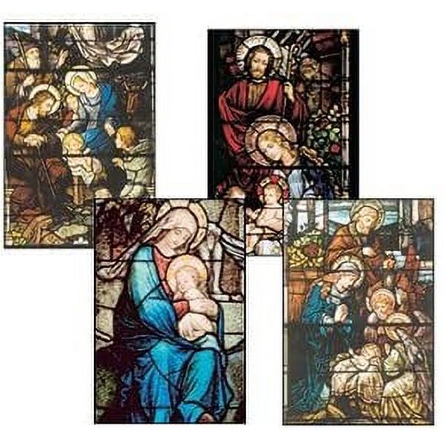 Stained Glass Window Christmas Cards - Walmart.com