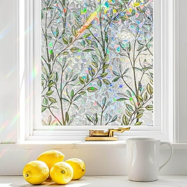 Static Cling Decorative Window Film with Installation Tools Non ...