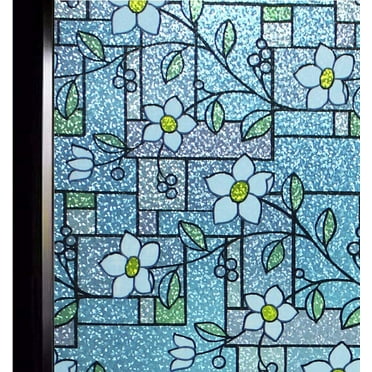 VELIMAX Decorative Translucent Tinted Frosted Window Film for Home with ...