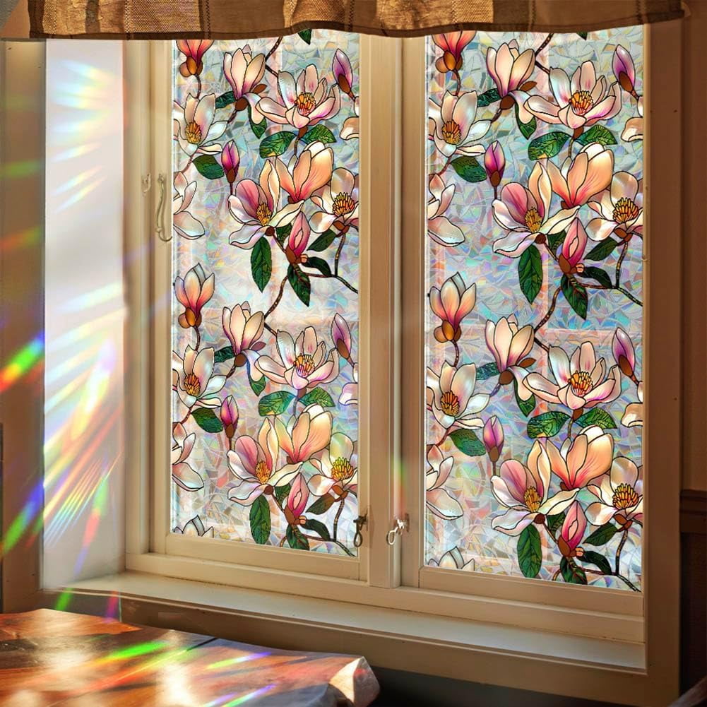 Stained Glass Window Film,Static Cling Window Privacy Film Decorative ...