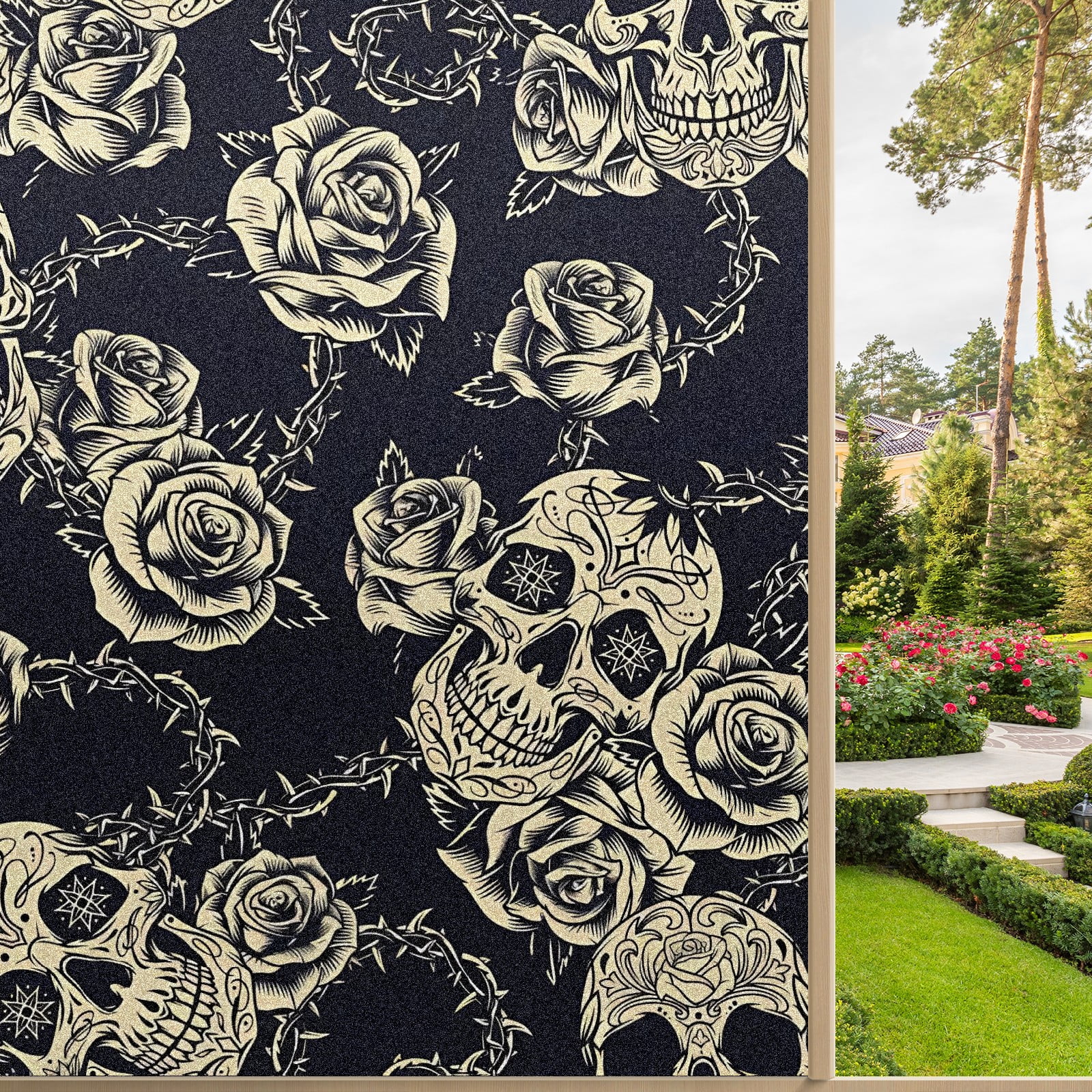 Stained Glass Window Film Window Privacy Films Blackout Window Tint ...