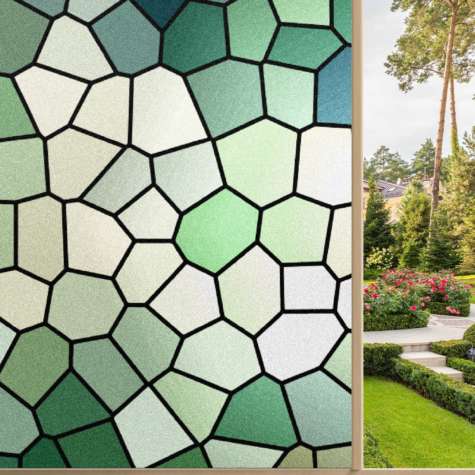 Stained Glass Window Film Window Privacy Films Blackout Window Tint ...