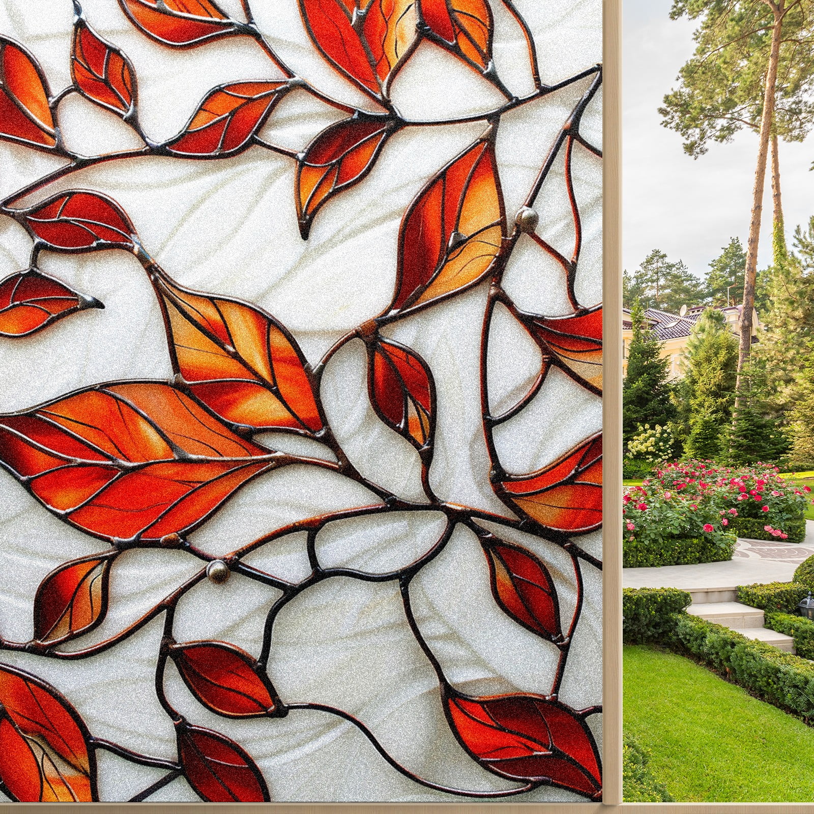 Stained Glass Window Film Window Privacy Films Blackout Window Tint ...