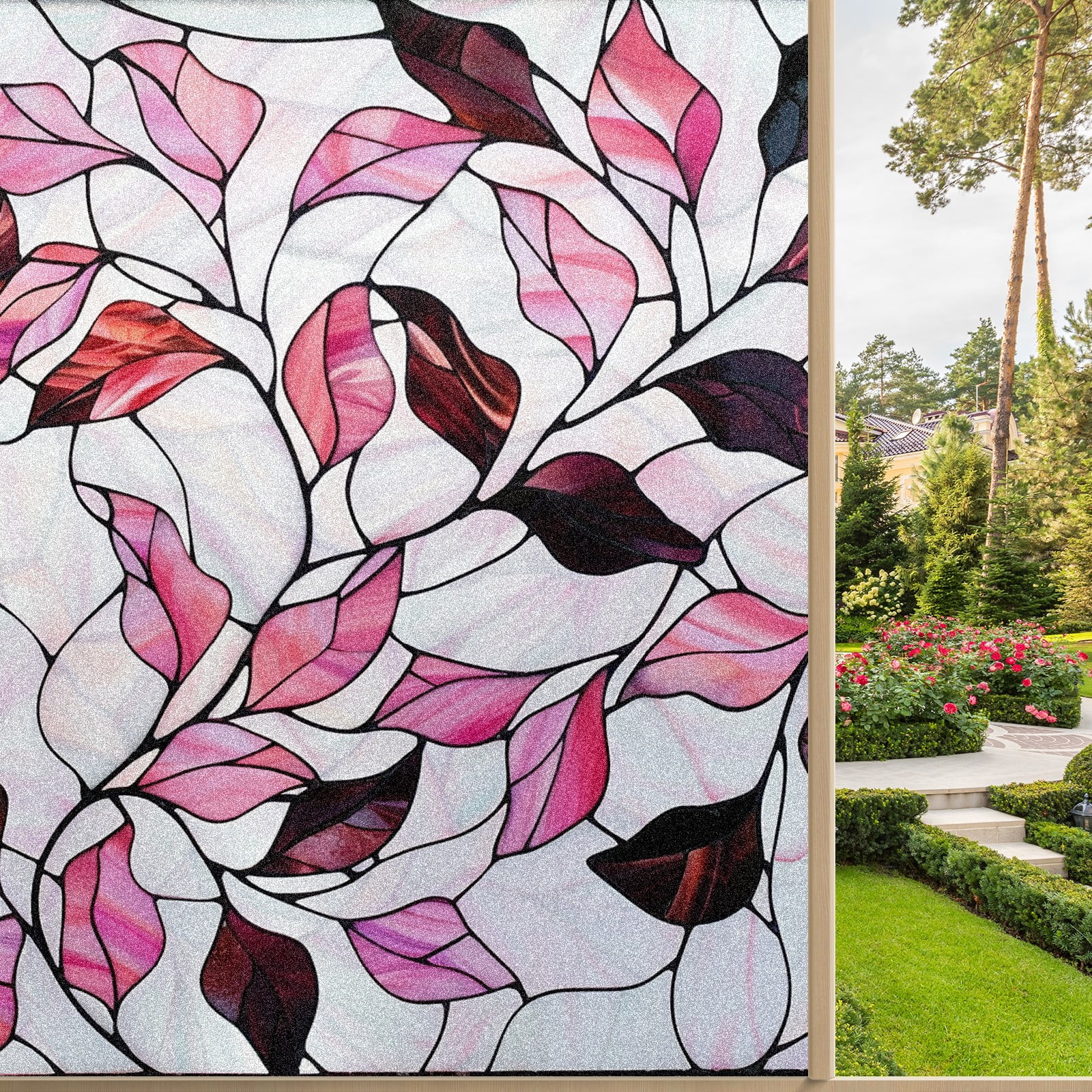 Stained Glass Window Film Window Privacy Films Blackout Window Tint ...