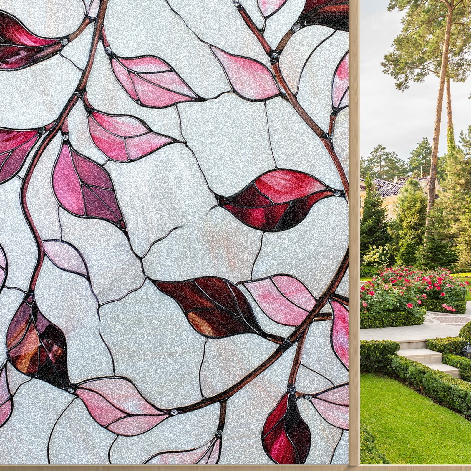 Stained Glass Window Film Window Privacy Films Blackout Window Tint ...