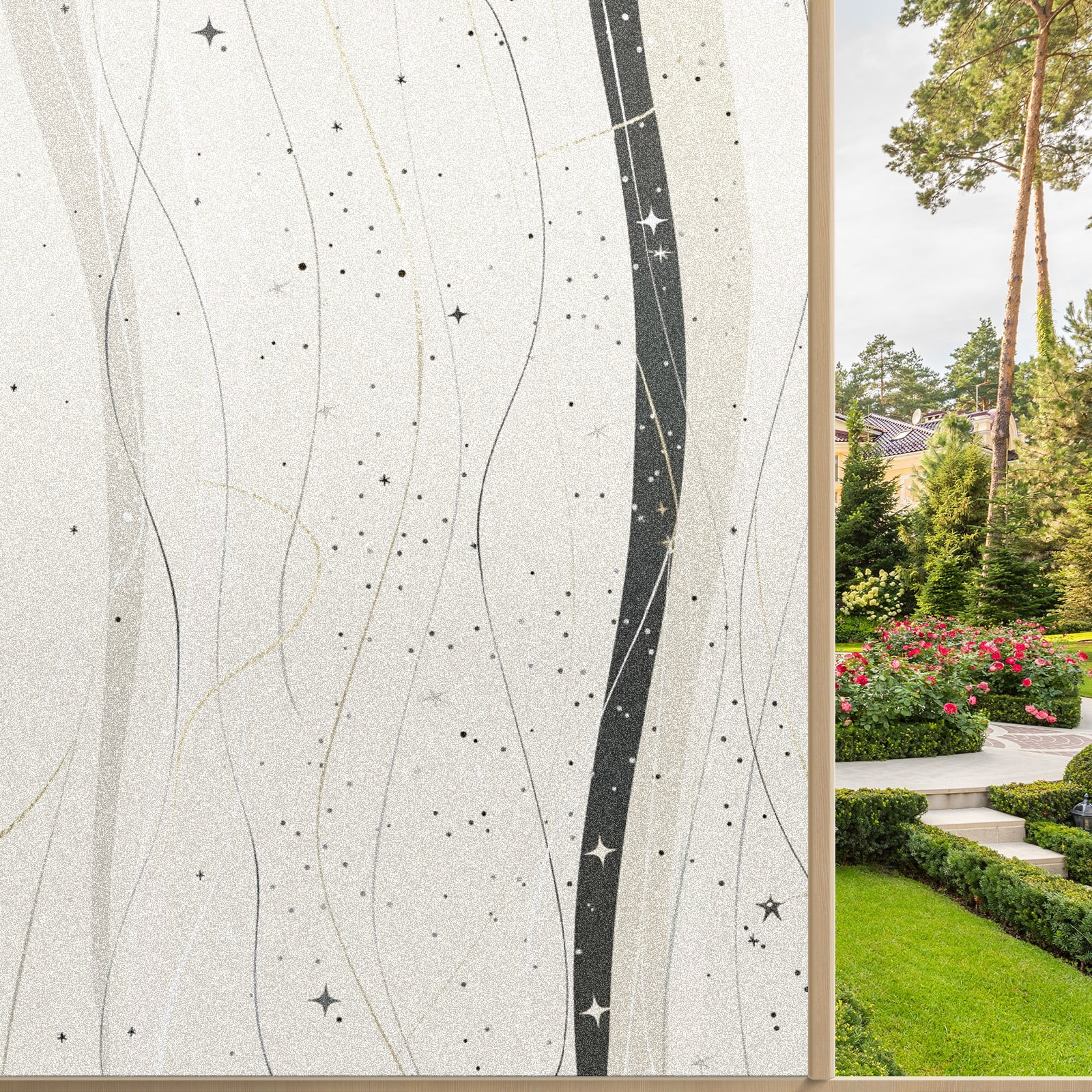 Stained Glass Window Film Window Privacy Films Blackout Window Tint ...