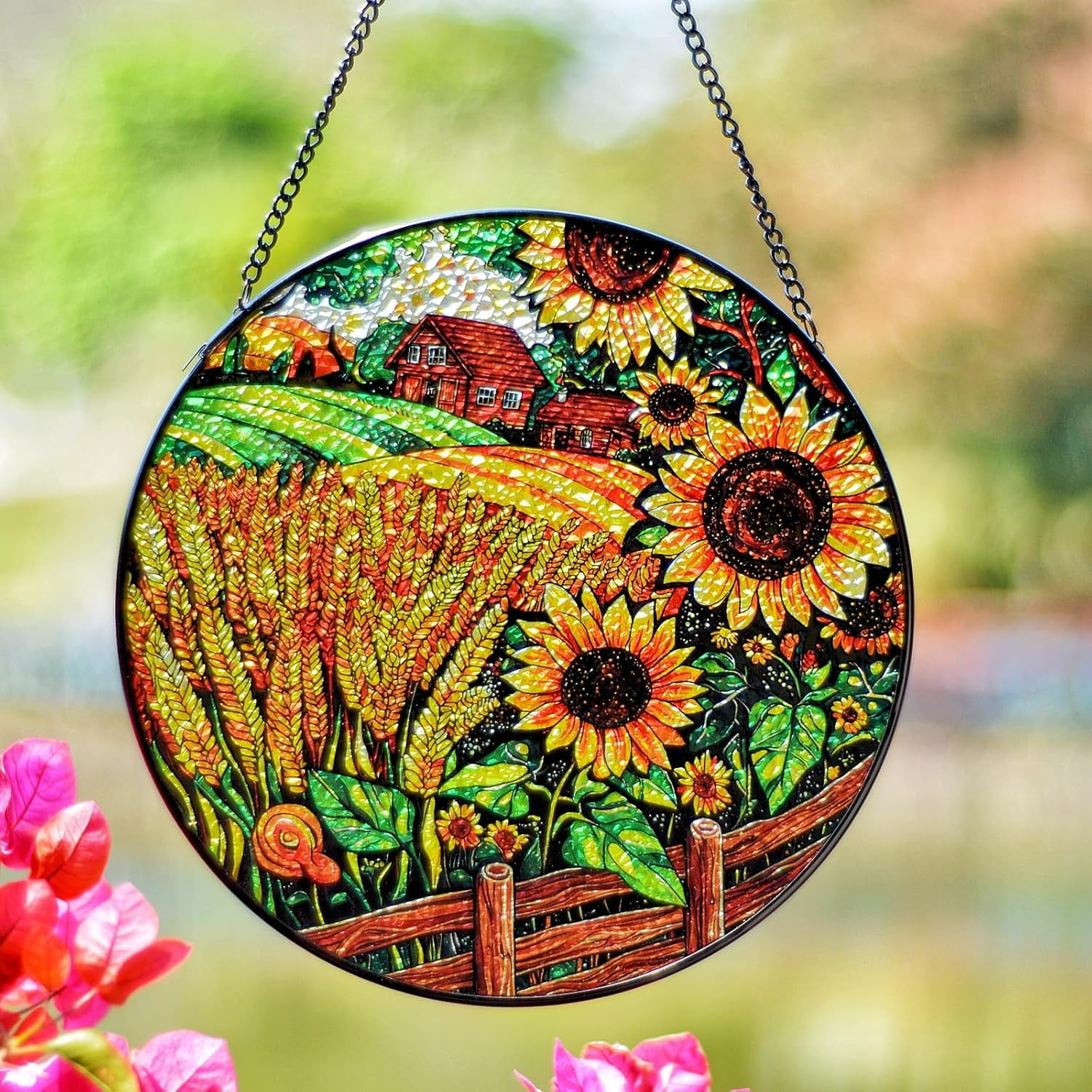 Stained Glass Window Hanging, Stunning Suncatchers for Windows with ...