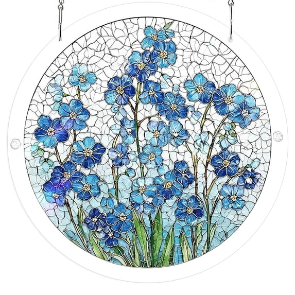 Stained Glass Window Puzzle Suncatchers 2D Acrylic Window Panel with ...