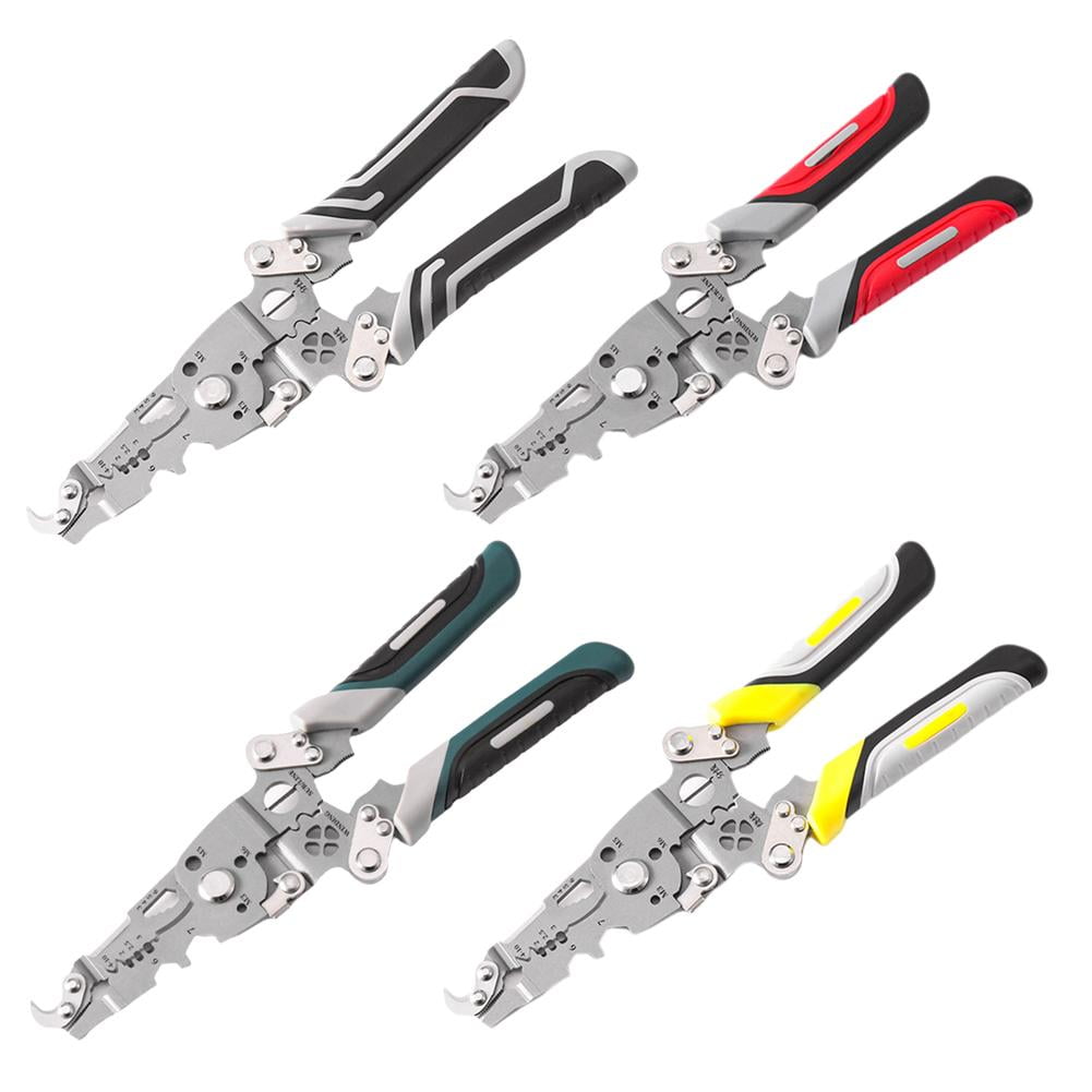 Stainl Stl ltifctional Wire Stripper Crimper Cable Cutter -Tools W7K6 ...