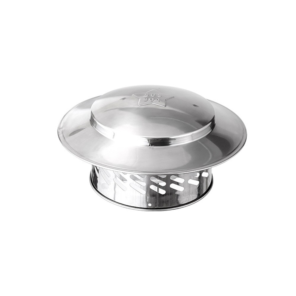 Stainles Steel Chimney Cap Exterior Wall Fresh Air Outlet Roof Pipe ...