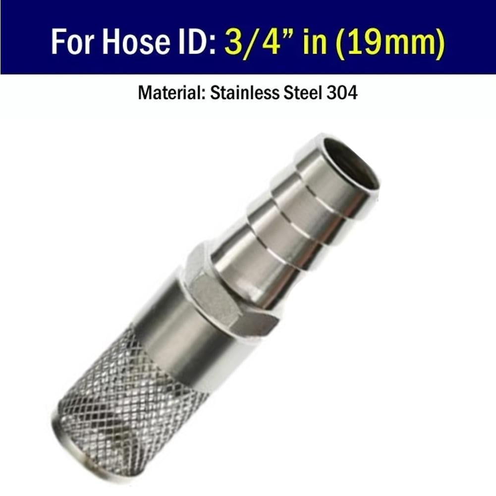 Stainless 3/4" in 19mm 20mm Hose Barb Filter Strainer Mesh Pipe Pump ...
