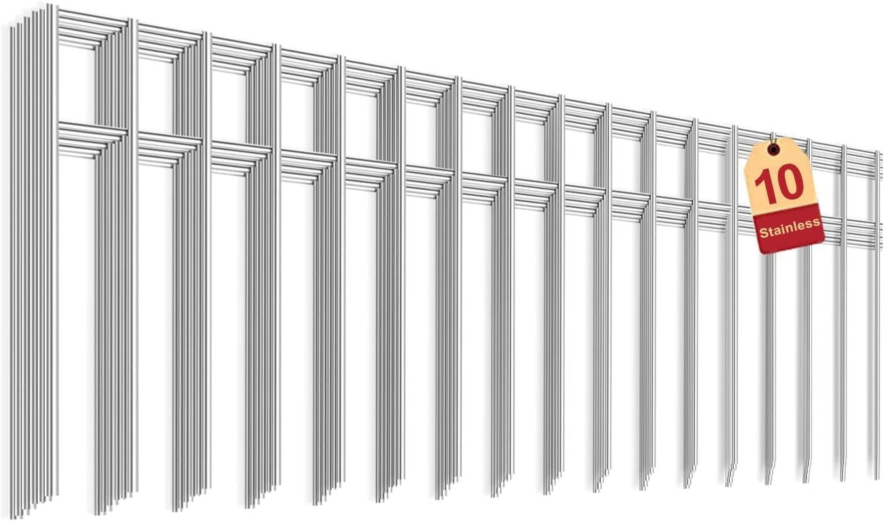 Stainless Animal Barrier Fence 10Pack, 20x12in Underground Decorative ...