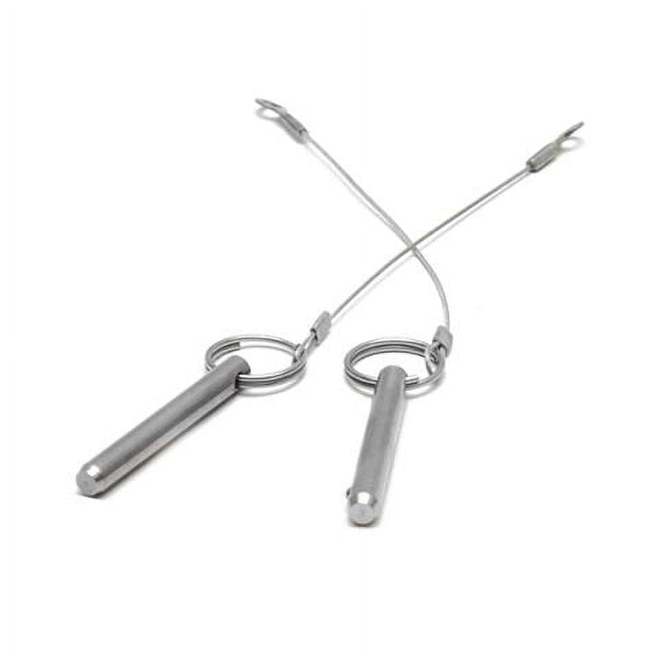 Stainless Boat Bimini Top Quick Pins | 2 3/8 x 3/8 Inch (Pair ...