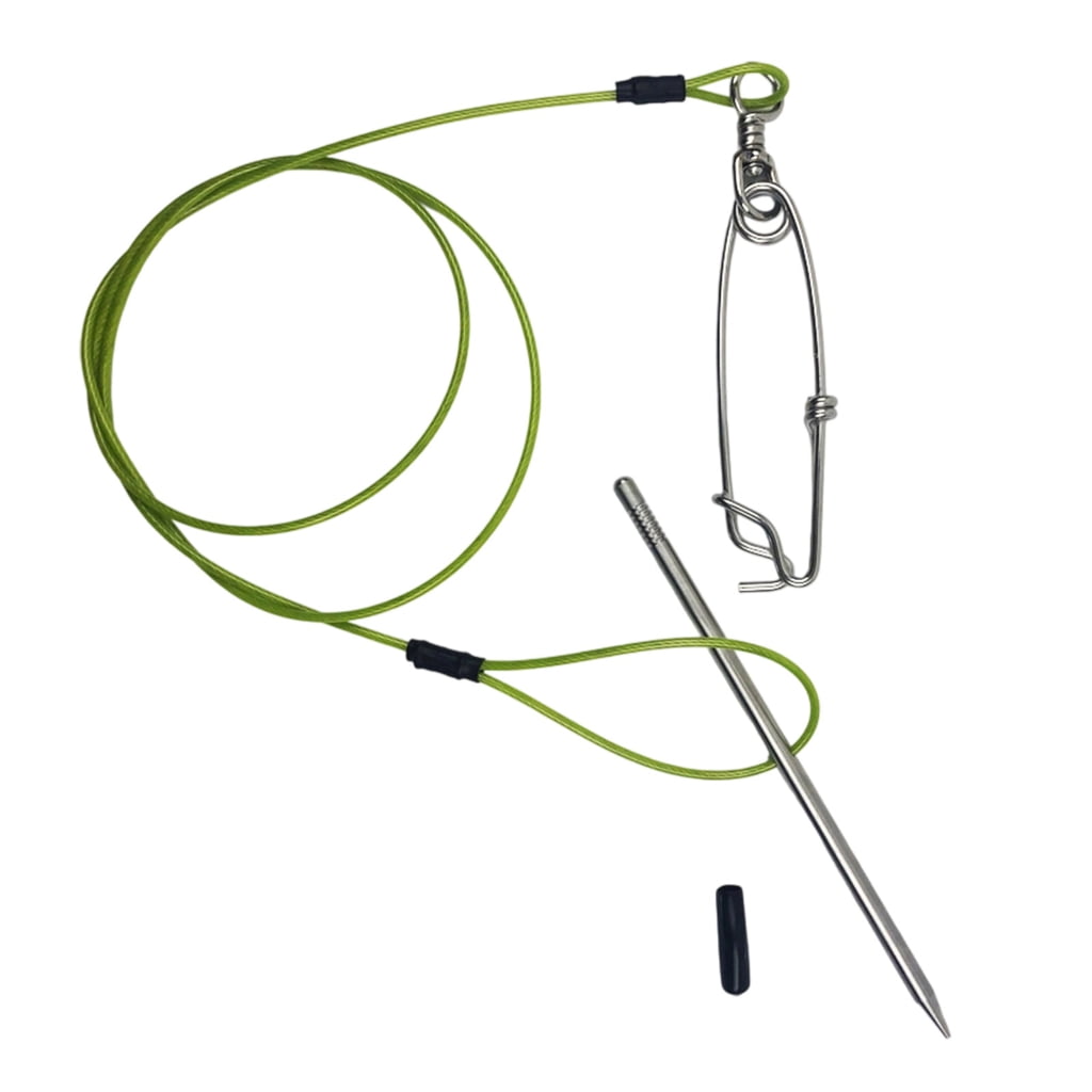 Stainless Cable Fishing Fish Needle Hook Stringer Fish Holder for ...