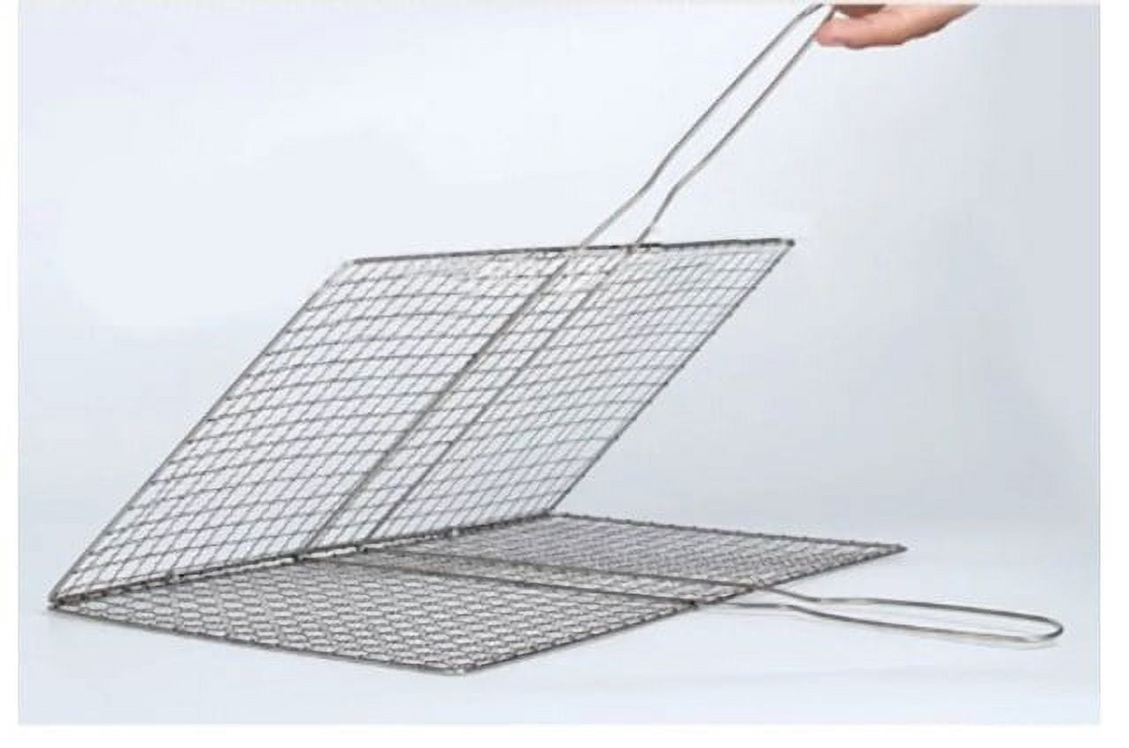 RANMEI Stainless Copper BBQ Fish Grilling Basket, Grill Net for Meat ...
