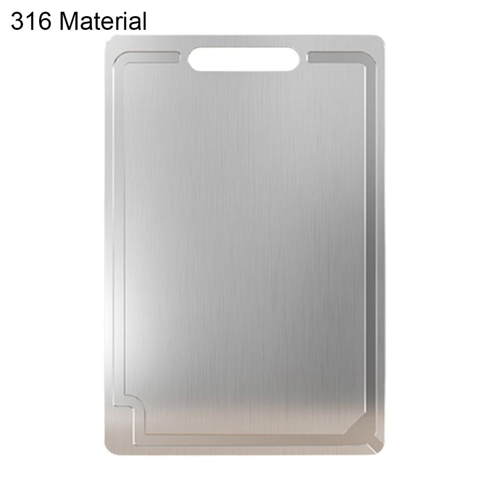 Stainless Cutting Board Double-Sided Kitchen Chopping Meat Bread ...