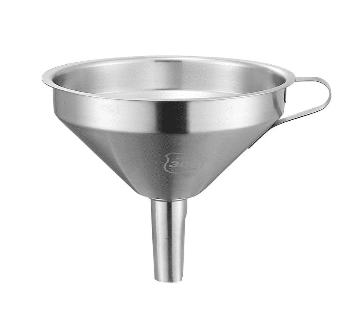 Stainless Funnel Filter Stainless Funnel With Food Strainer Kitchen ...