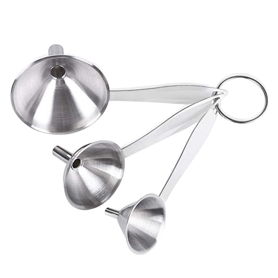 Stainless Funnels for Kitchen Use (Metal Small Funnels, Steel Kitchen ...