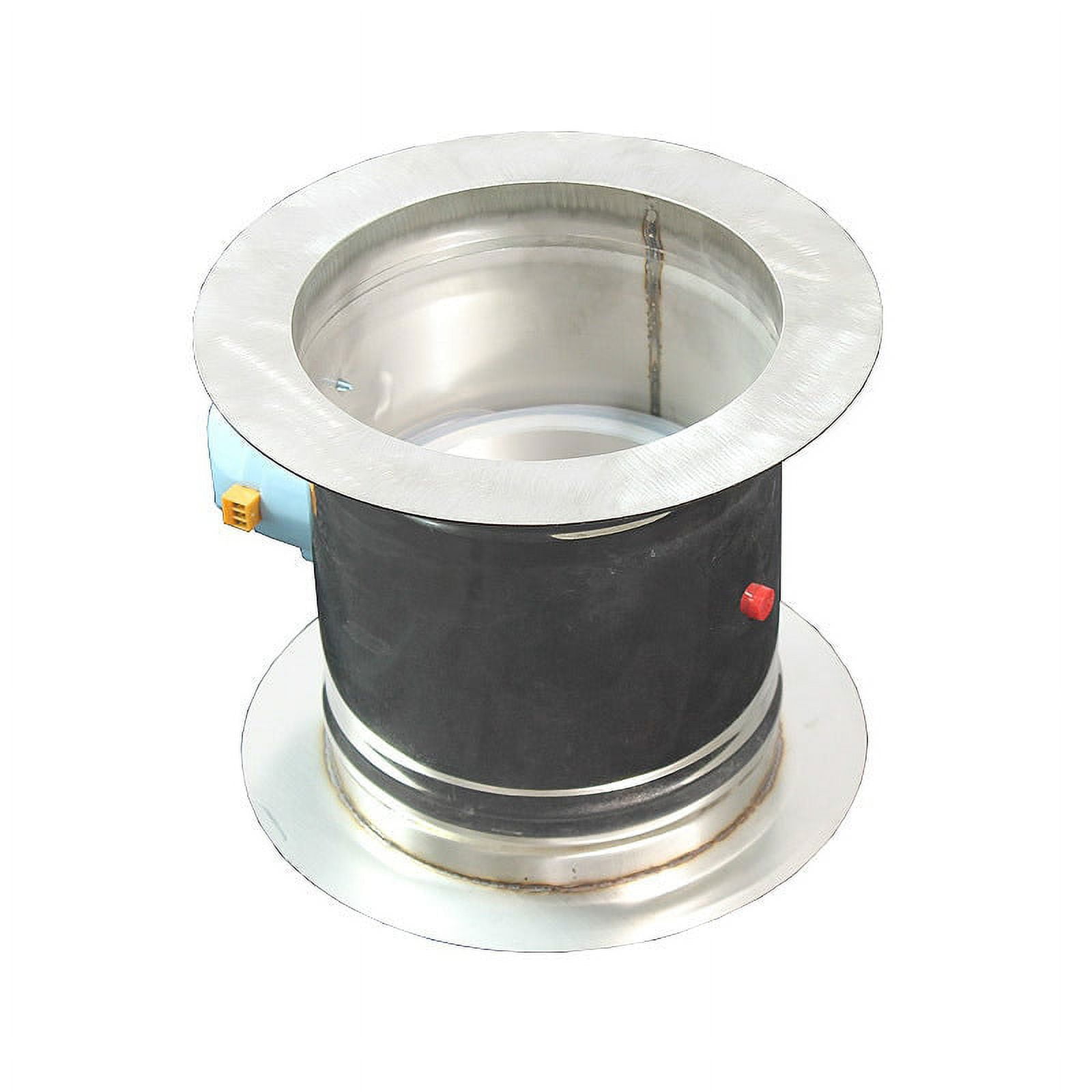 Stainless HVAC Dampers Motorized Air Damper Air Duct Valve Dia. 80mm ...