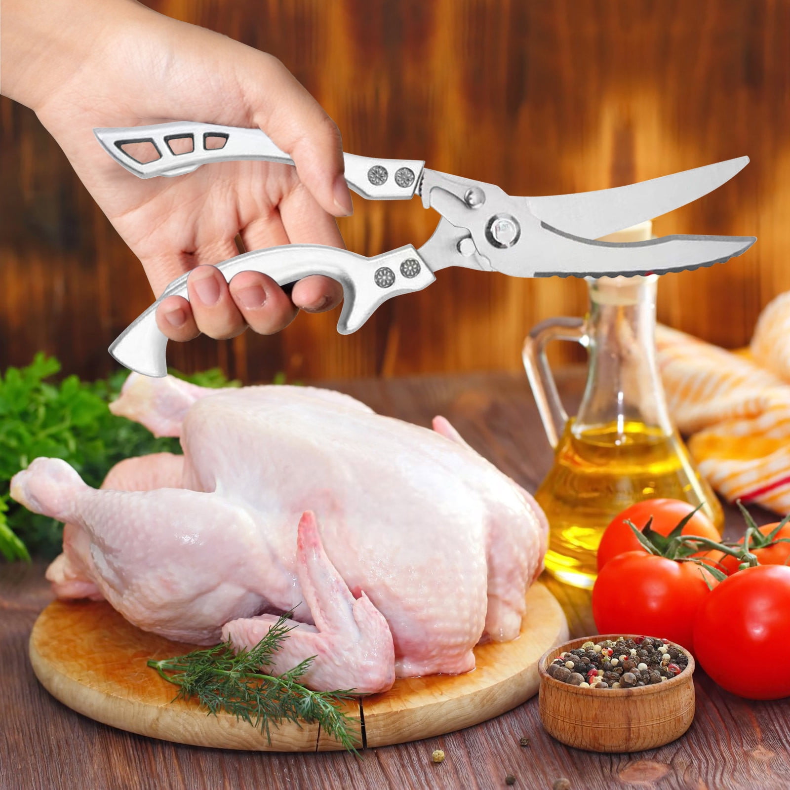 Stainless Heavy Duty Scissors,Kitchen Shears Heavy Duty Poultry Shears ...