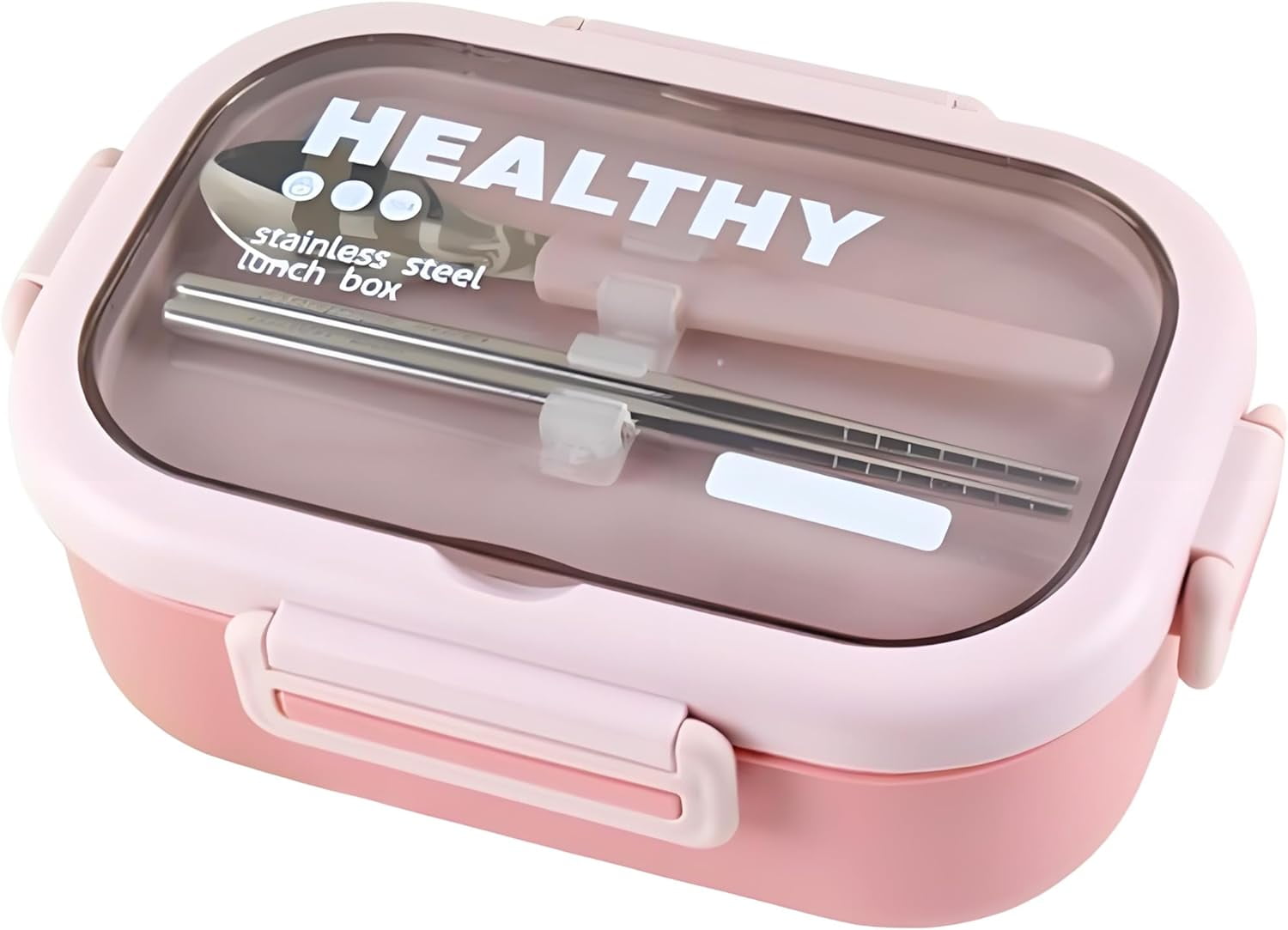 Stainless Lunch Box, 2 Compartment Bento Box for , Easy to Clean, Leak ...