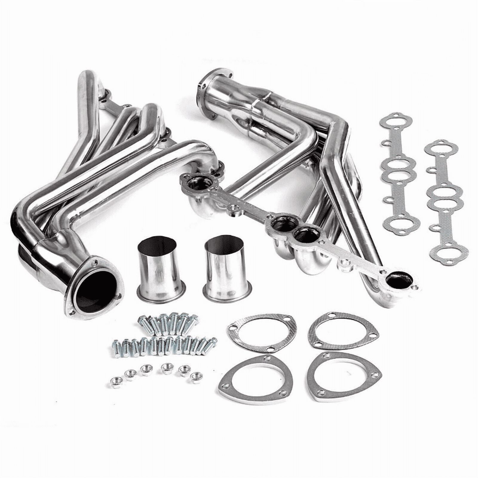 Stainless Manifold Long Tube Exhaust Headers Kit Fits For 1963-1981 Chevy Corvette V8 Engines ...