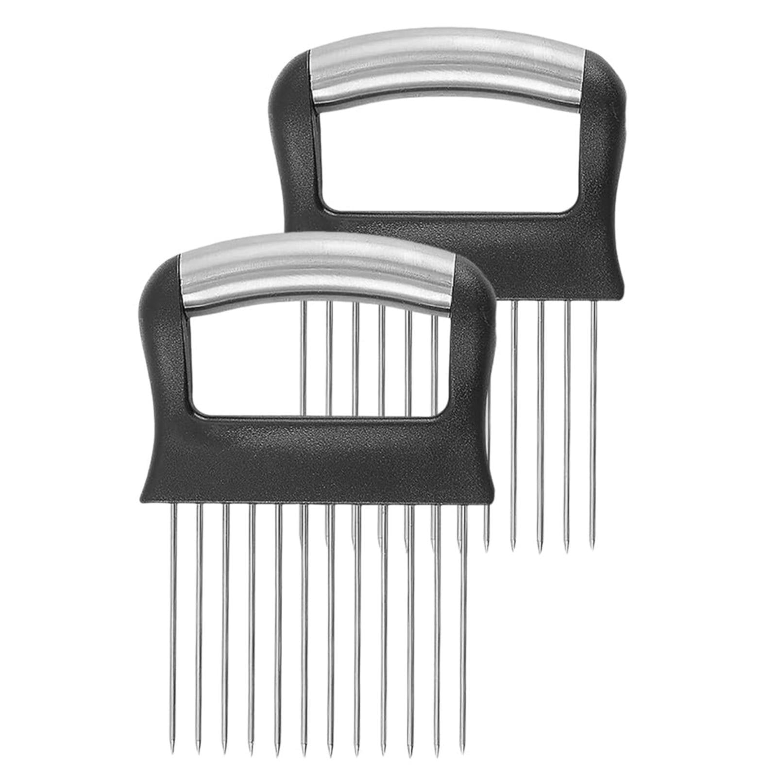 Stainless Onion Slice Holder 2025 New Improved Onion Cutter Manual ...