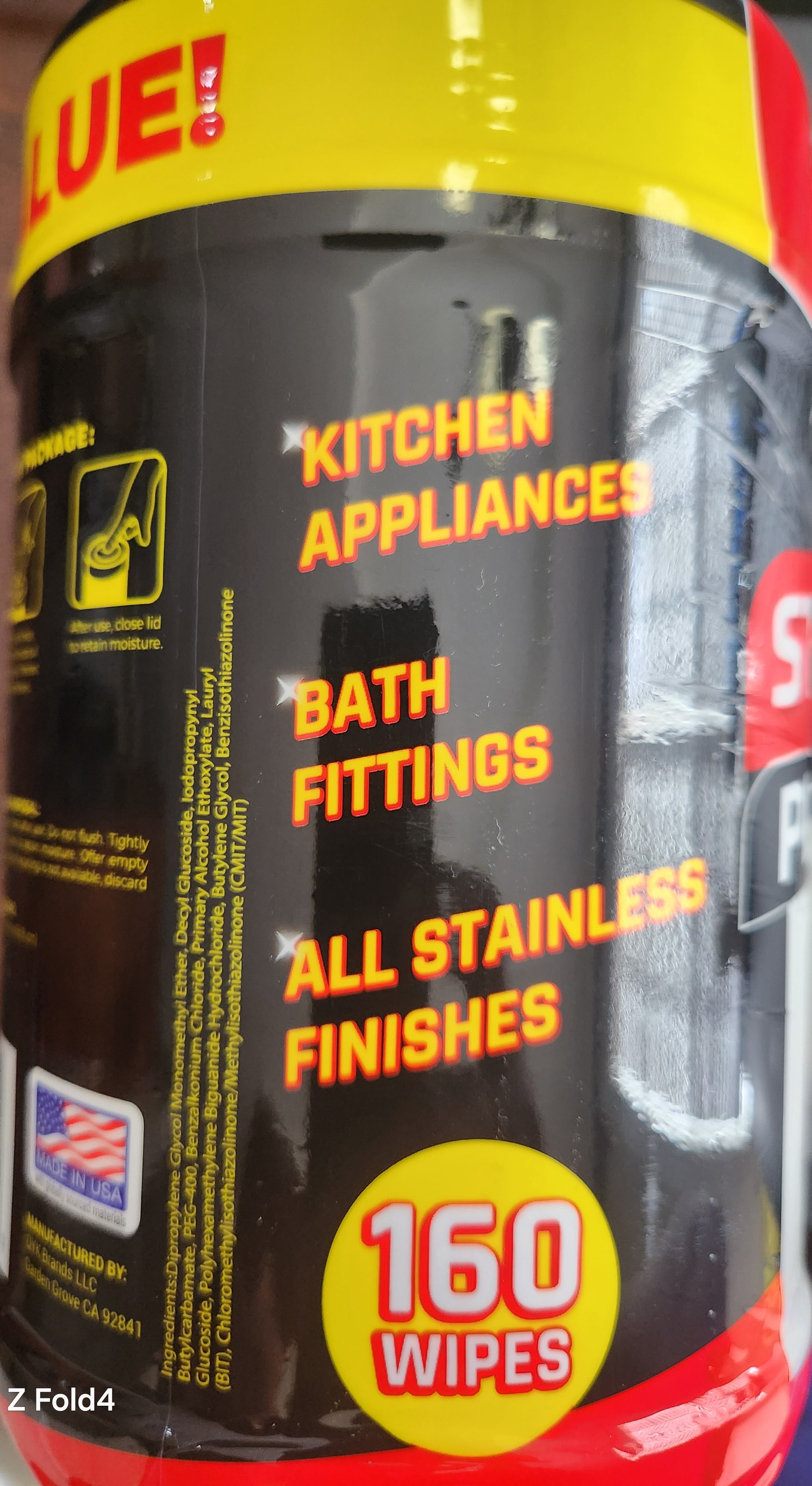 Stainless Plus Wipes, Extra Large Pack, Fingerprint Resistant, Streak ...