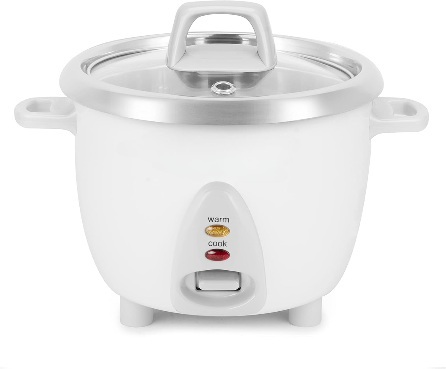 Stainless® Rice Cooker, 3-Cup (Uncooked) / 6-Cup (Cooked), Stainless ...