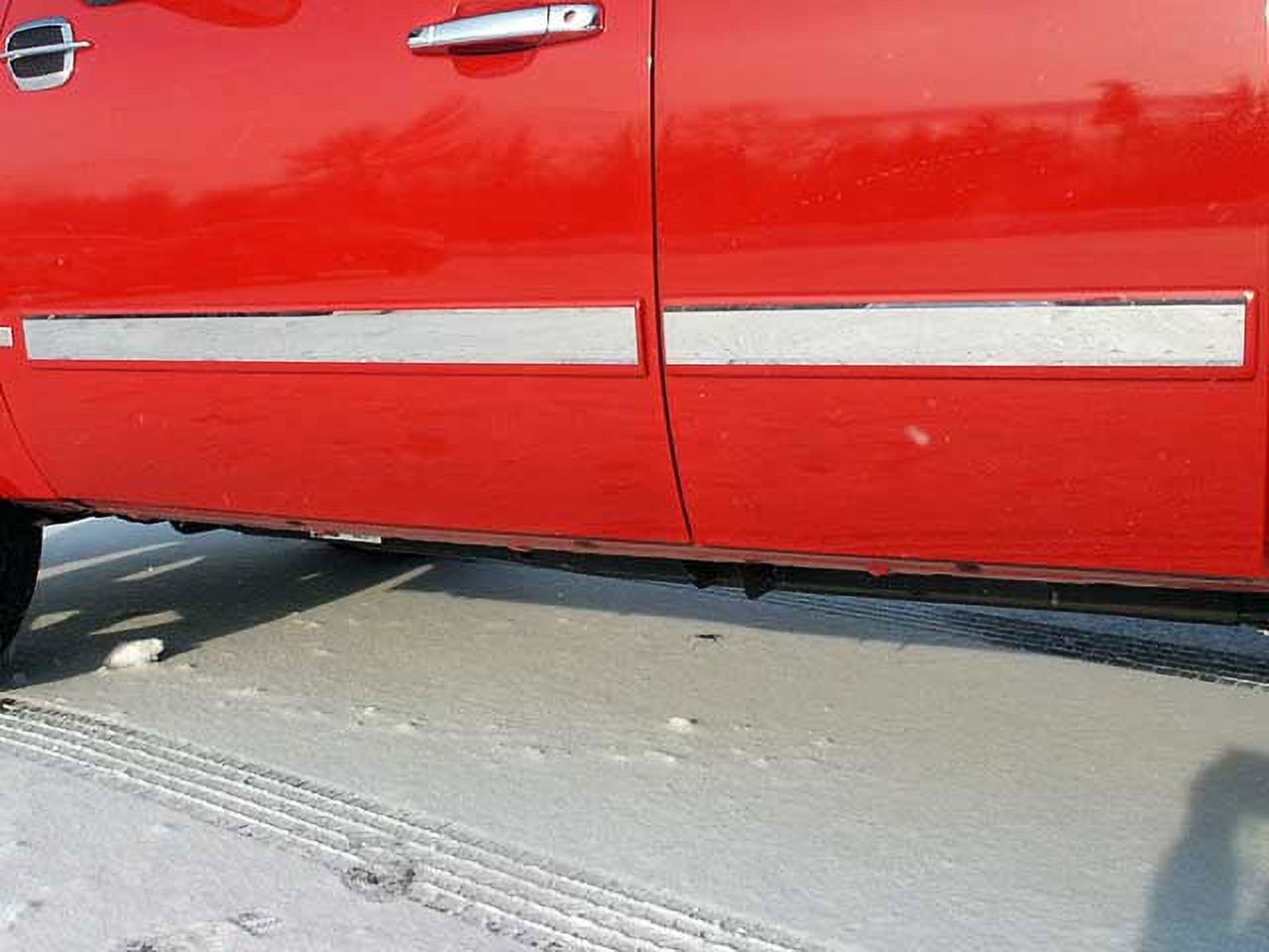 Stainless Rocker Panel Trim 4Pc Fits 2007-2008 Chevrolet Silverado ...