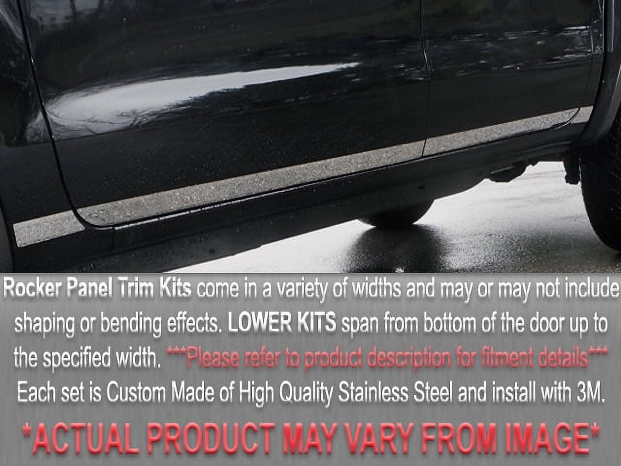 Stainless Rocker Panel Trim 4Pc Fits 2011-2015 Chevrolet Cruze TH51145 ...
