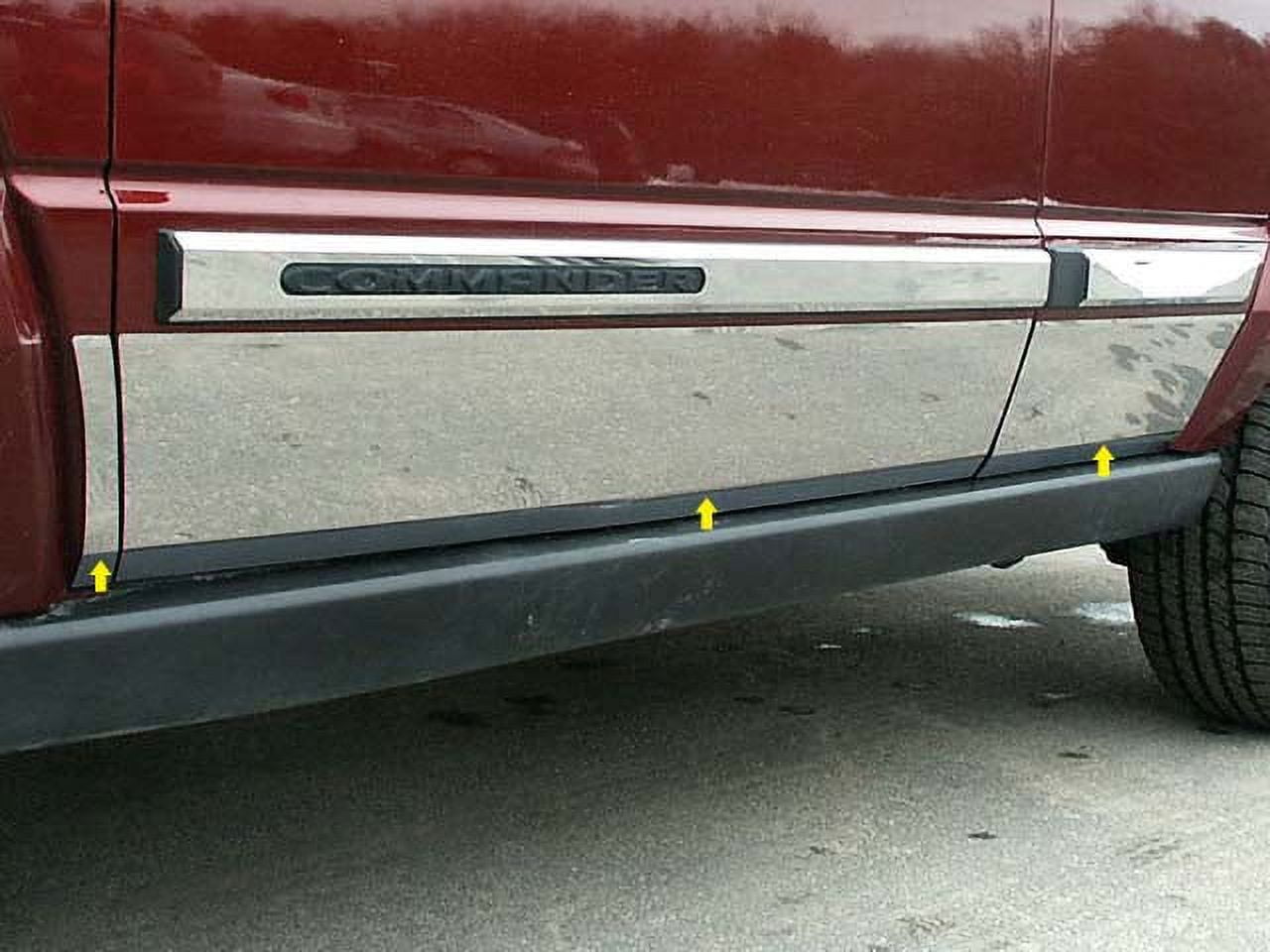 Stainless Rocker Panel Trim 6Pc Fits 2006-2010 Jeep Commander TH46095 ...