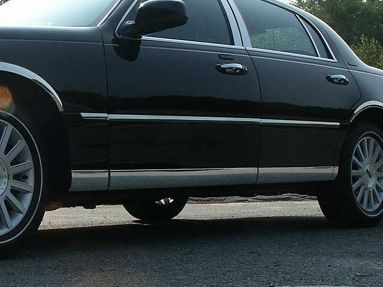 Stainless Rocker Panel Trim 8Pc Fits 1998-2011 Lincoln Town Car TH38680 ...