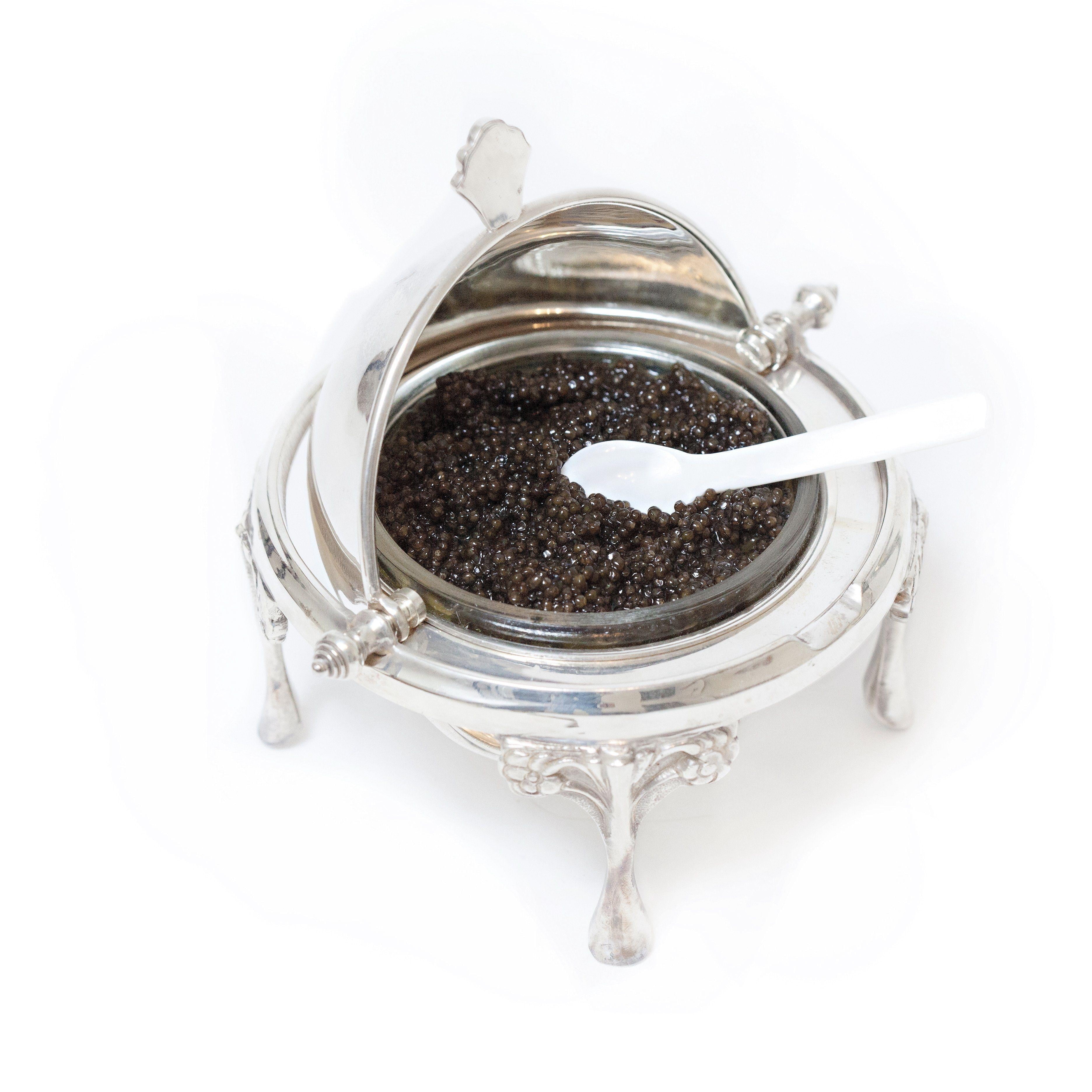 Caviar Star Stainless Steel Roll Top Caviar Server, 5 x 6 Inches ...