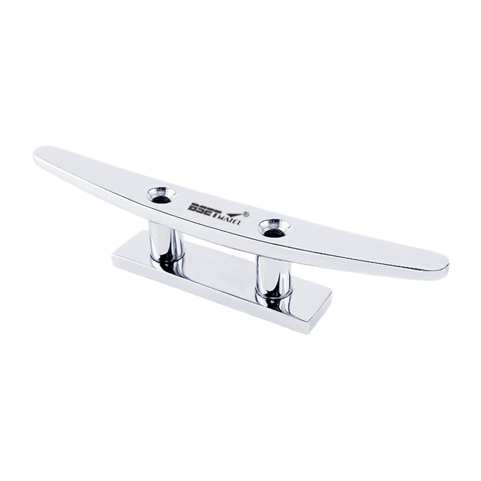 Stainless Rope Cleat Hook Marine Stainless Steel Flagpole Rope Cleat ...