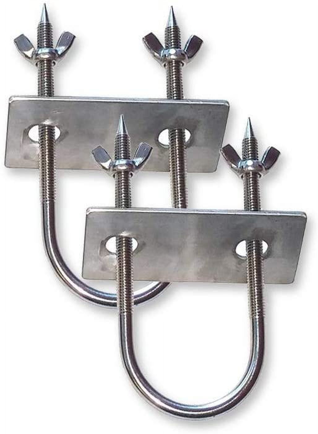 Stainless Rotisserie Fork U-Bolt, 5.5 Inches Long Meat Trussing ...