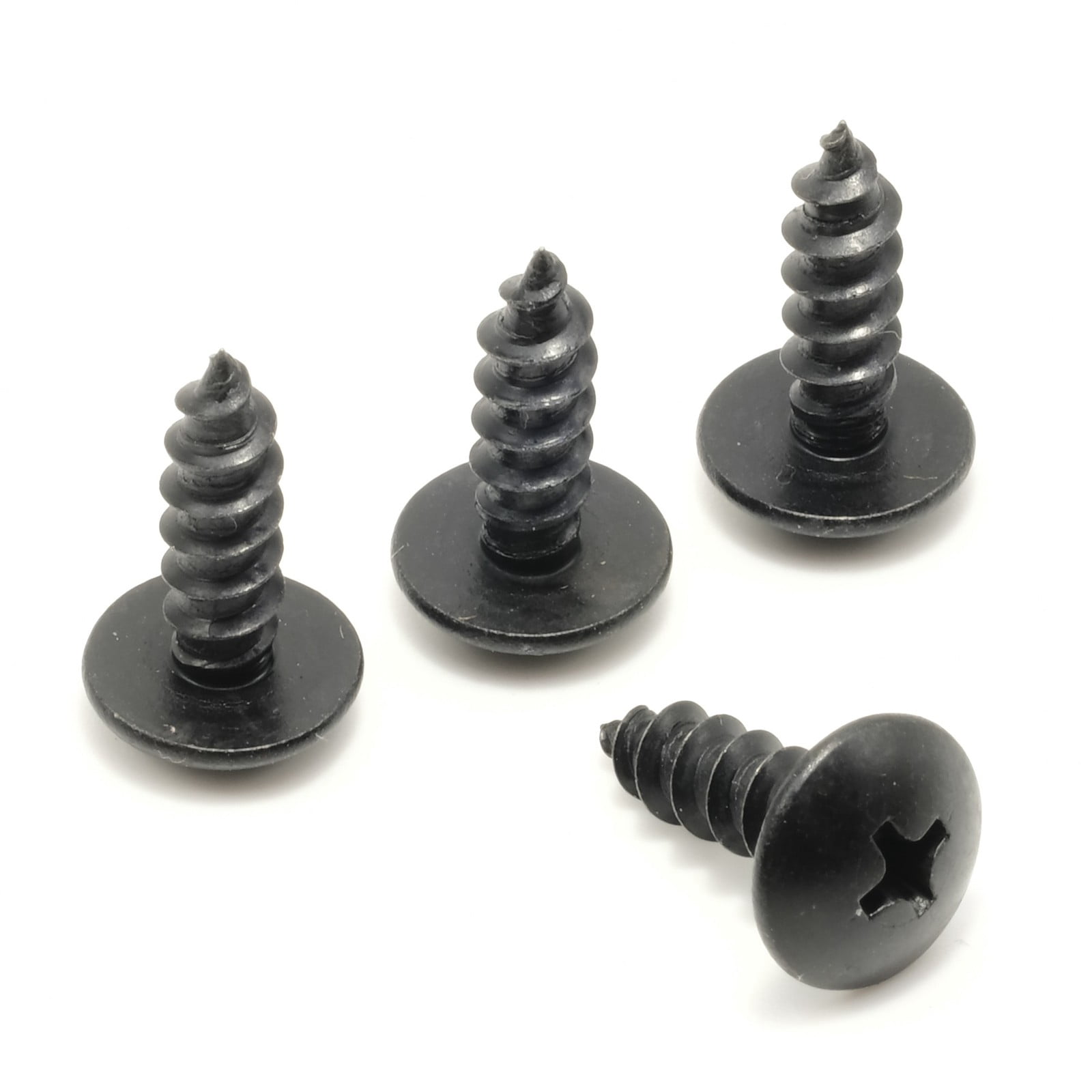 Stainless Screws for Subaru Crosstrek License Plates (Set of 4, Black ...