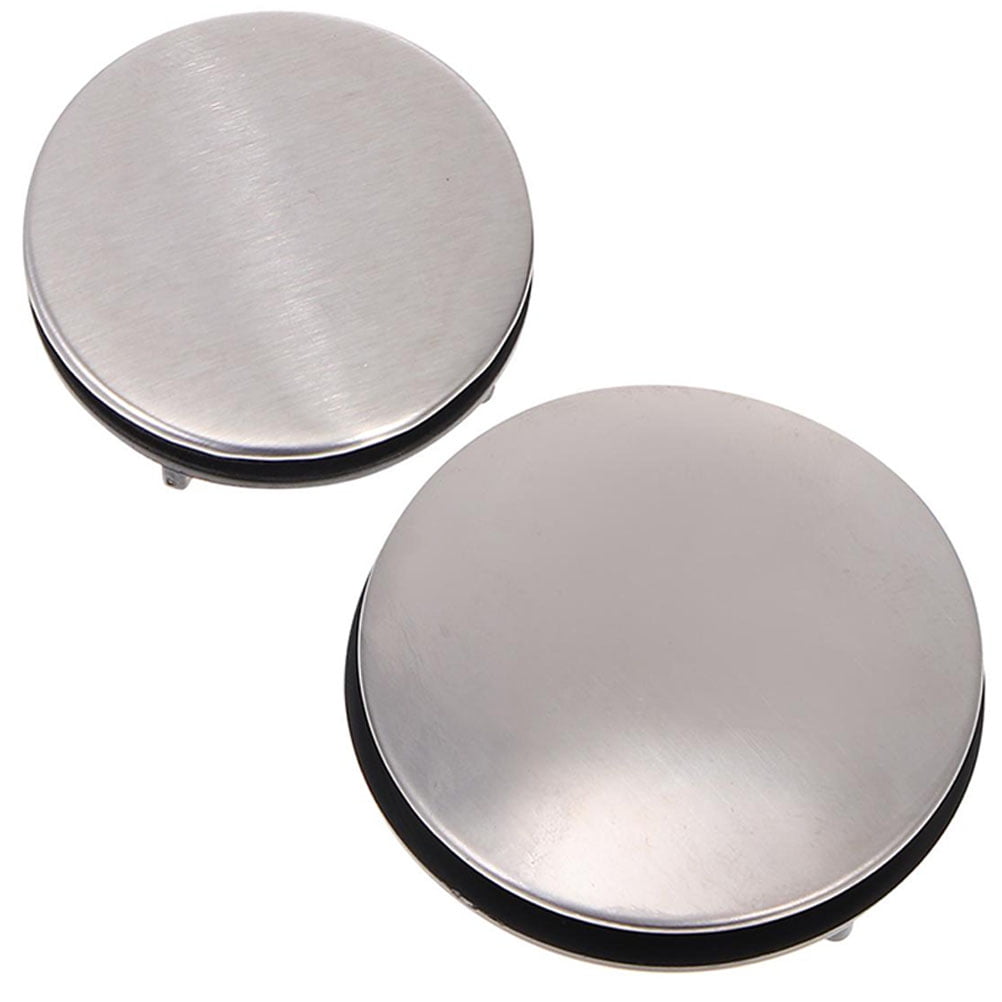 Stainless Sink Hole Cover Faucet Caps Sprayer 2 Pcs Mounting Holes ...