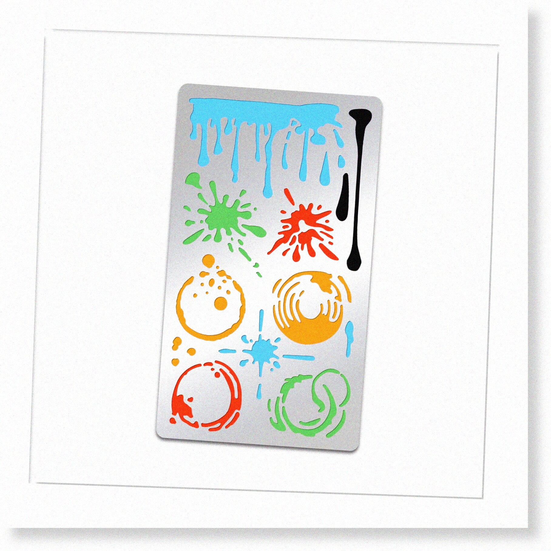 "Stainless Splatter Saver: Reusable DIY Painting Kit with Engraving ...