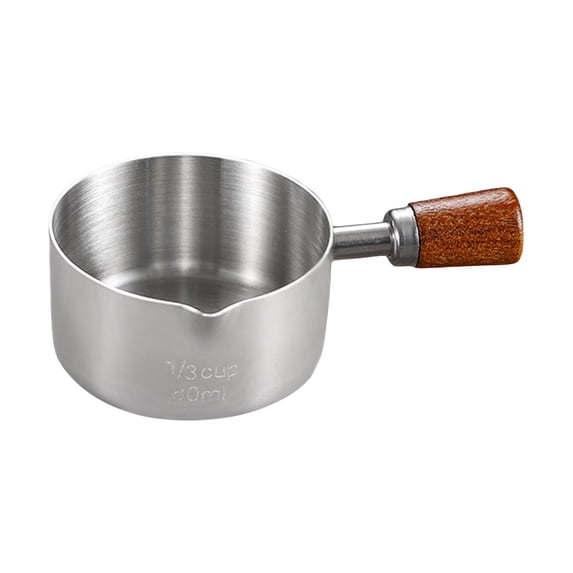Stainless Steak Sauce Cup, Mini Ingredient Measuring Bowl with Dripless ...