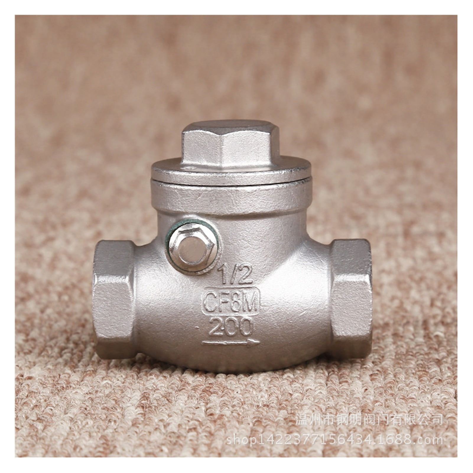 Stainless Steel 1/2'' DN15 DN20 DN25 PN16 CF8M Female Threaded Check ...