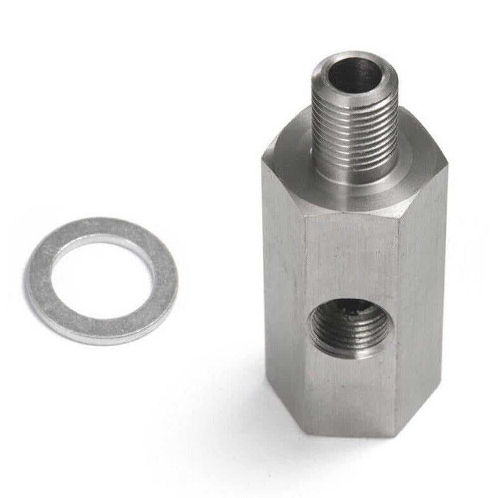 Stainless Steel 1/8'' BSPT Oil Pressure Sensor Oil Adapter NPT Turbo To ...