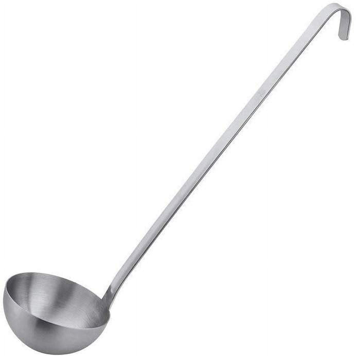 Stainless Steel 1-Piece Ladle - 8 Oz. - Walmart.com