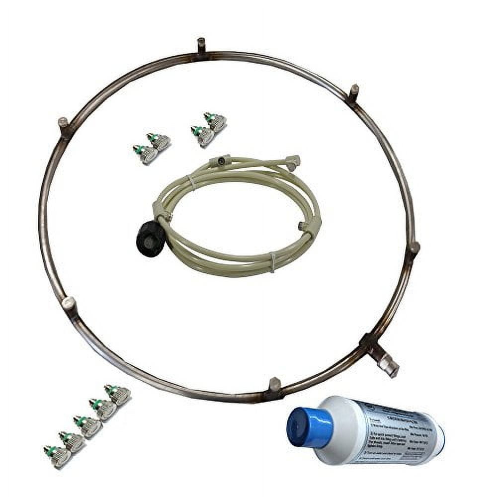 Stainless Steel, 15'' Fan Mist Ring with 6 Nozzle's- Recommended for ...