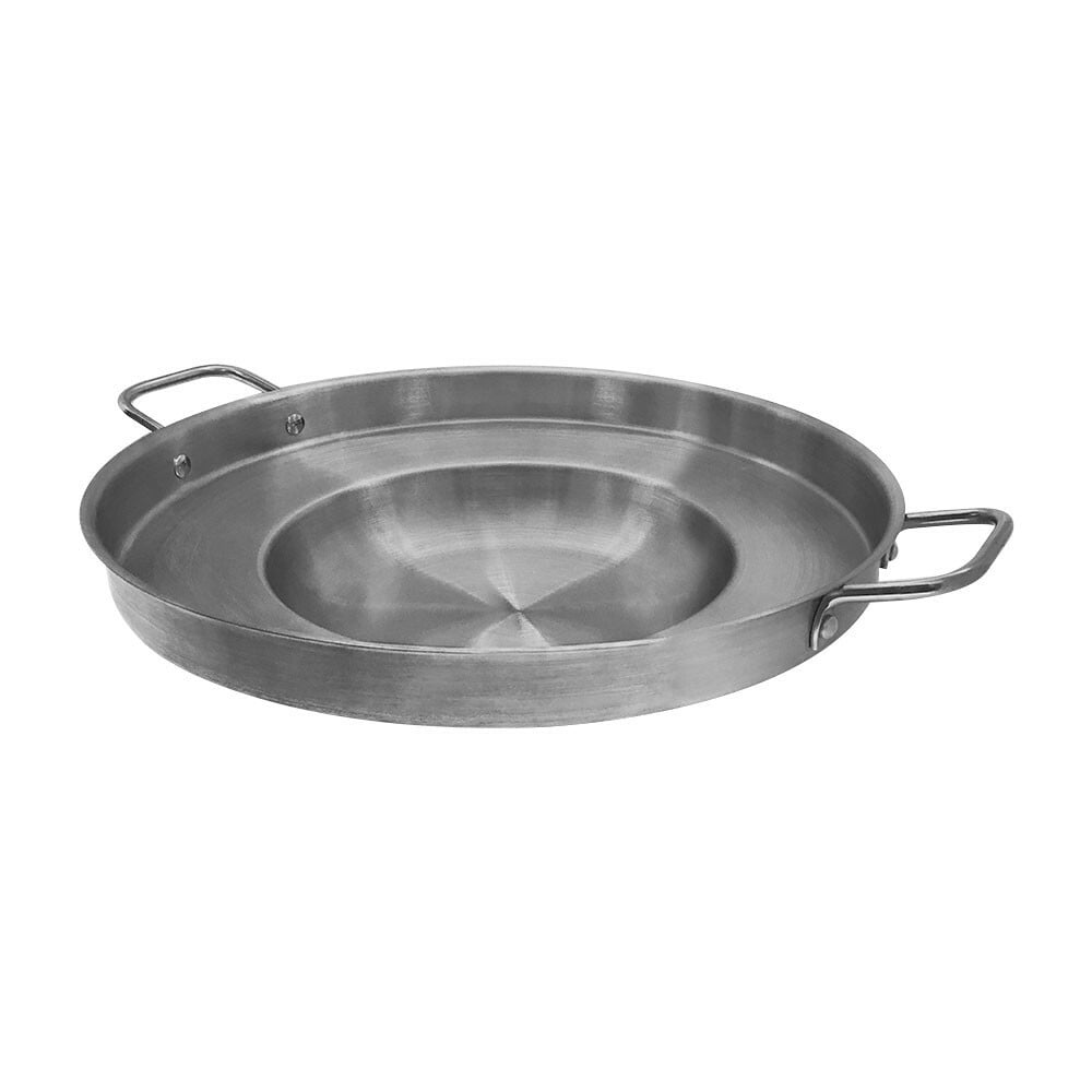 Stainless Steel 16" Concave Comal Frying Pan 3-1/2'' Depth Cookware ...