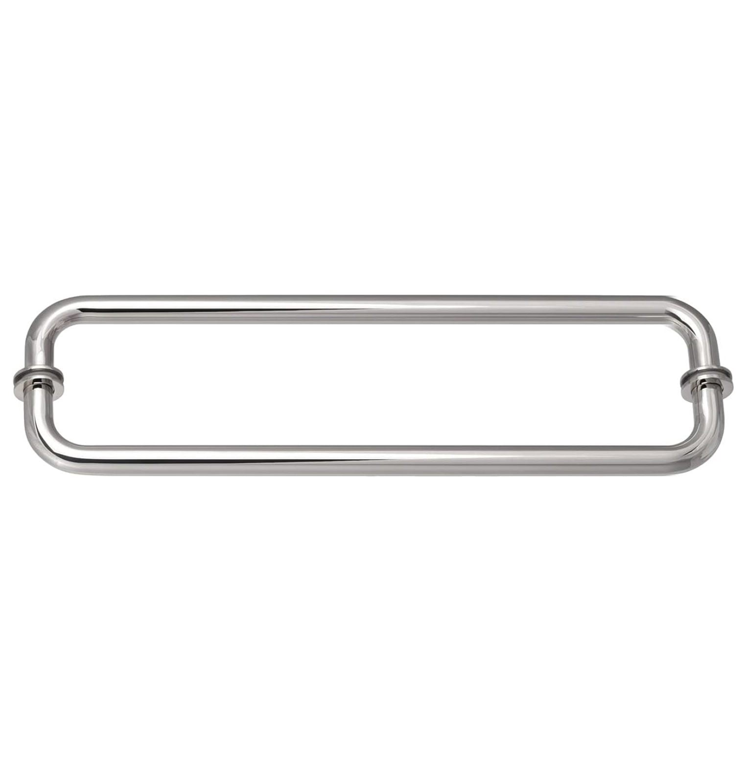 Stainless Steel 18" Round Back to Back Towel Double Tower Bar Handle ...