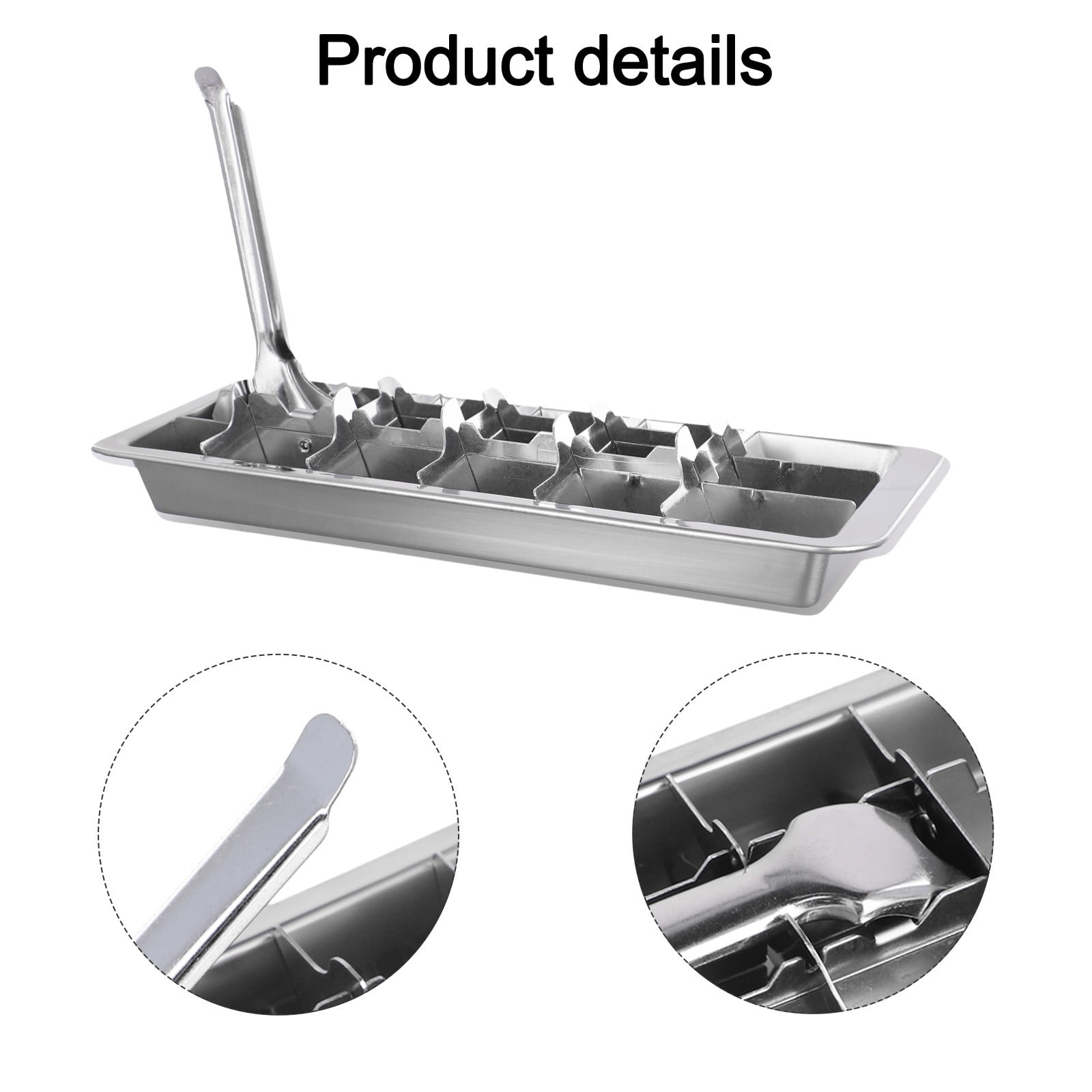 Stainless Steel 18 Slot Easy Removable Ice For Cube Trays Ice For Cube ...
