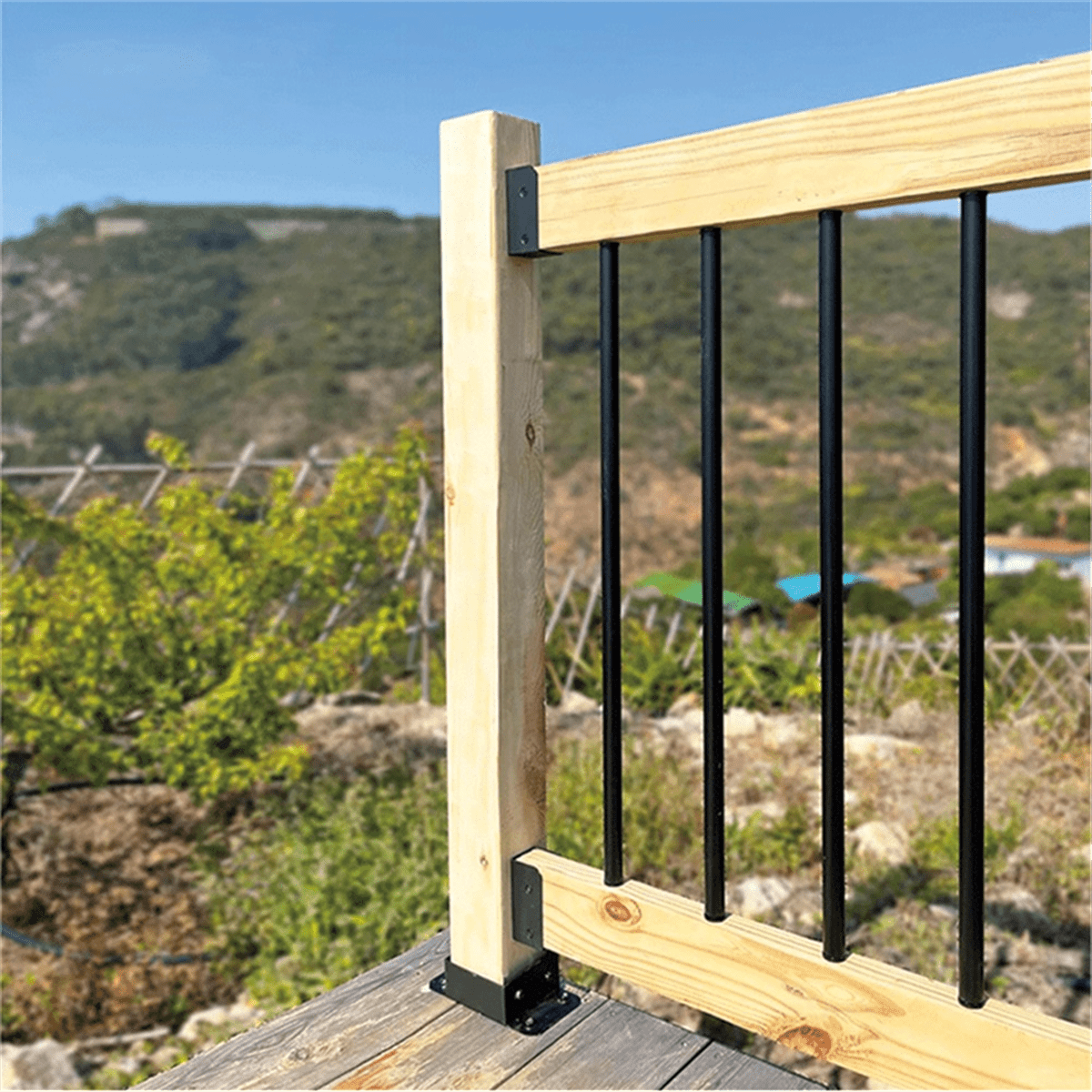 Stainless Steel 2 X 4Inch(Actually 1 ½ X 3 ½Inch) Deck Railing ...