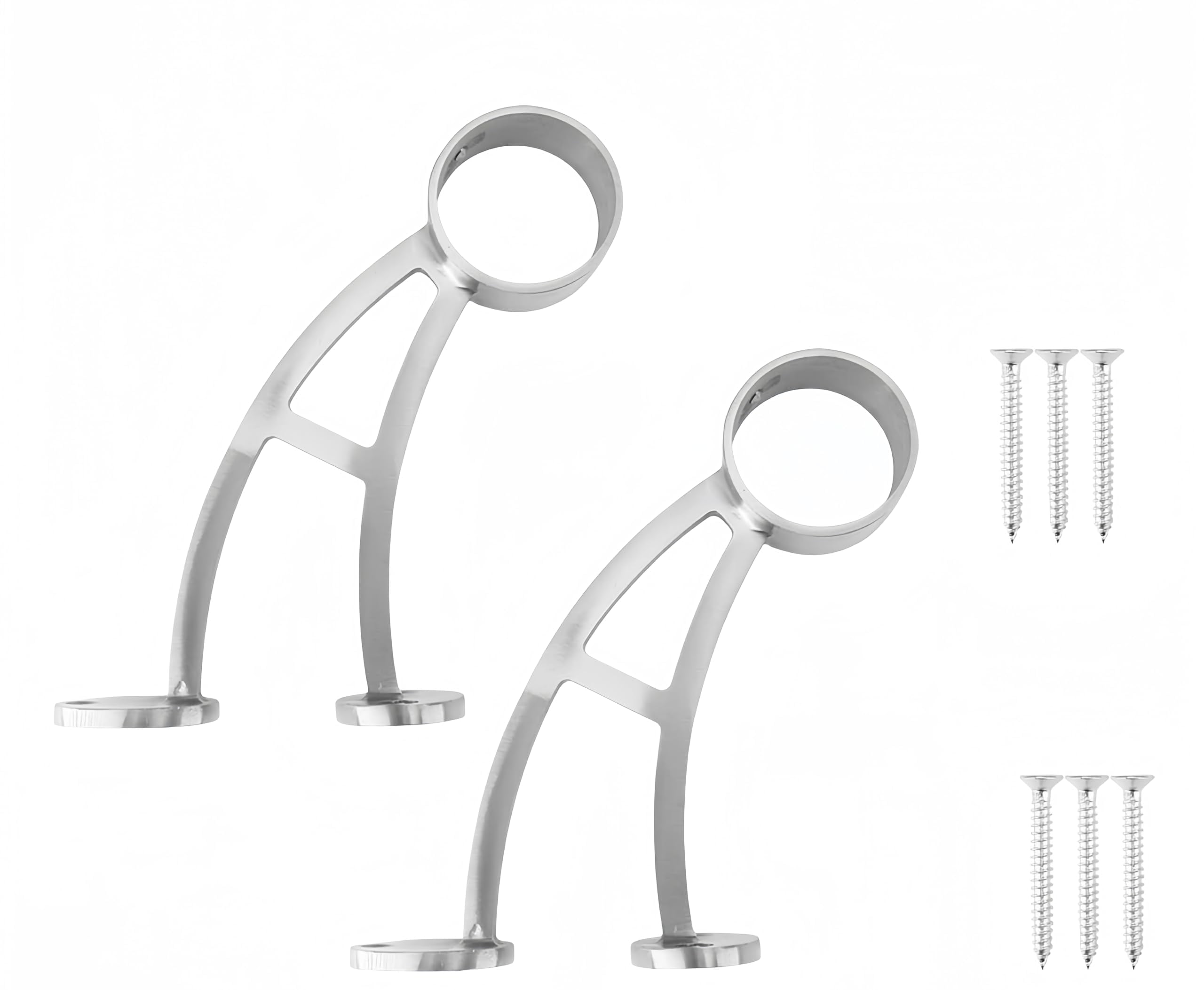 Stainless Steel 304 Bar & Floor Mount Combination Foot Rail Bracket ...